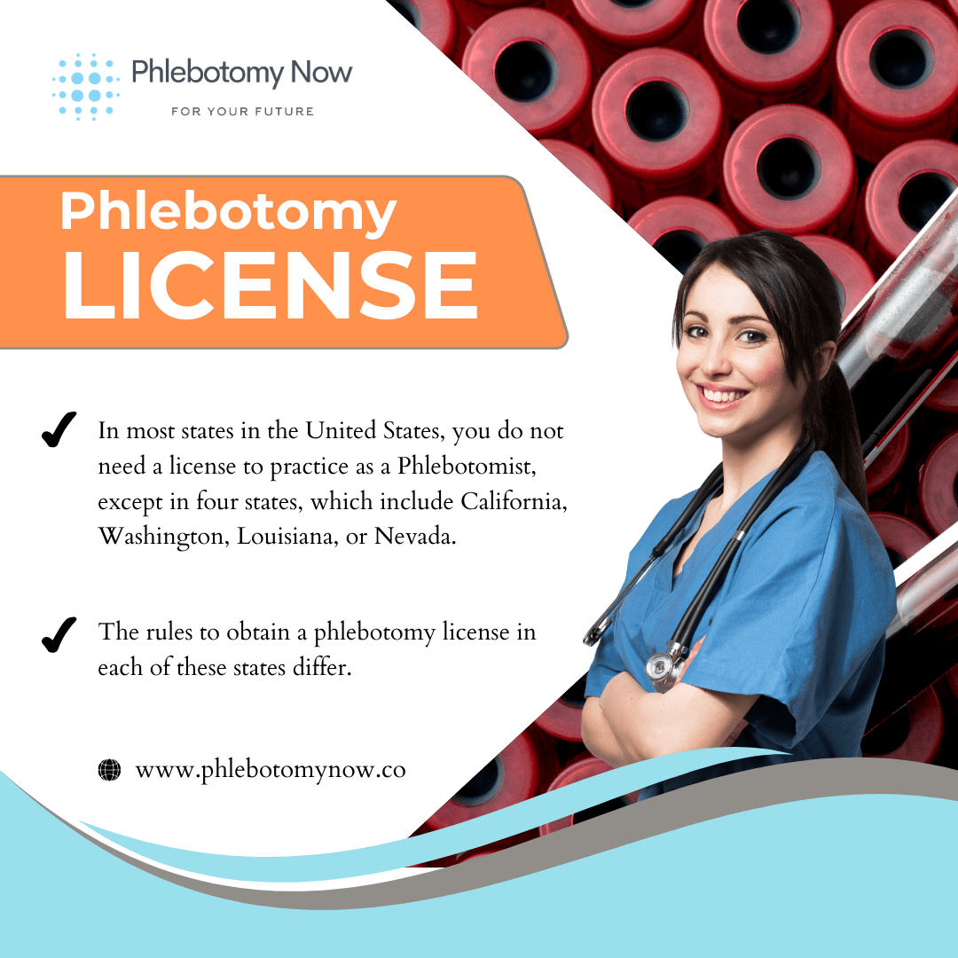 Phlebotomy State License in Four U.S. States | Phlebotomy Now